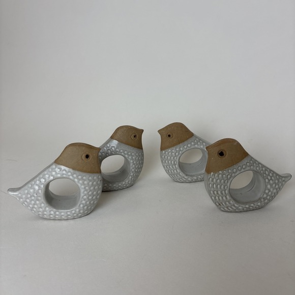 Fitz and Floyd | Kitchen | 4 Fitz Floyd Clay Ceramic Bird Shaped Napkin ...